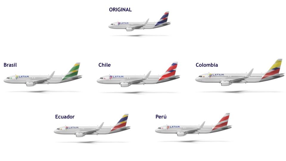 LATAM vai pintar aeronaves com as cores dos 5 países onde opera voos domésticos na América do ...